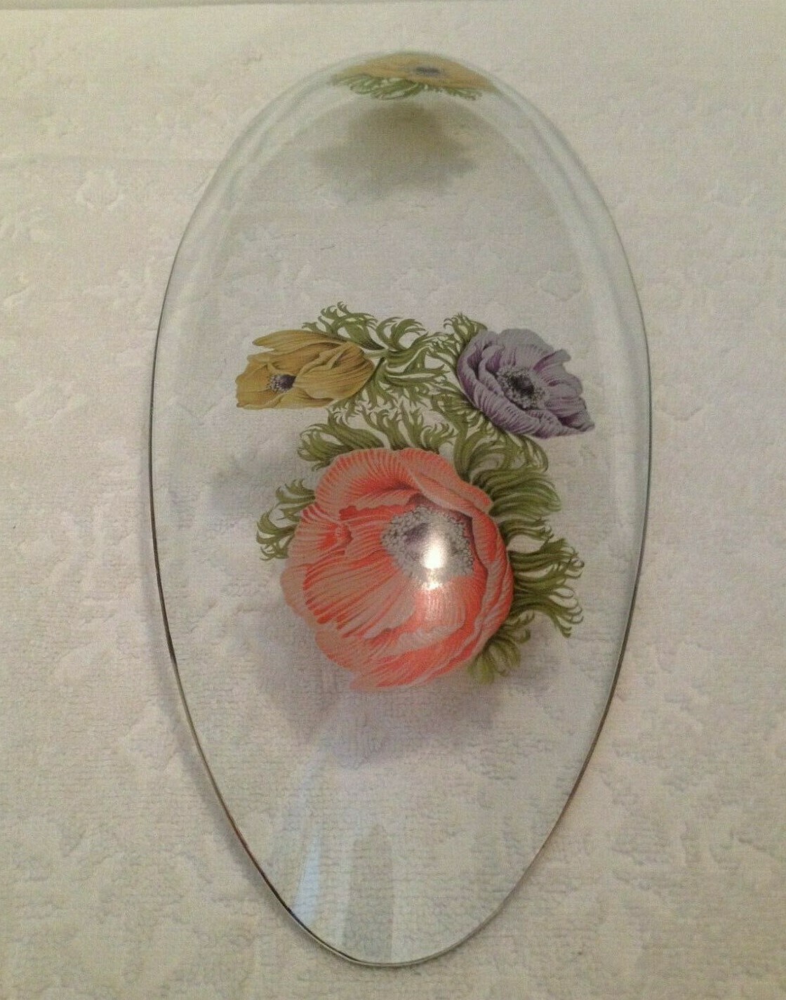 Vintage Chance Glass ENGLAND 1965+; Fiestaware Anemone-Pattern Long ...