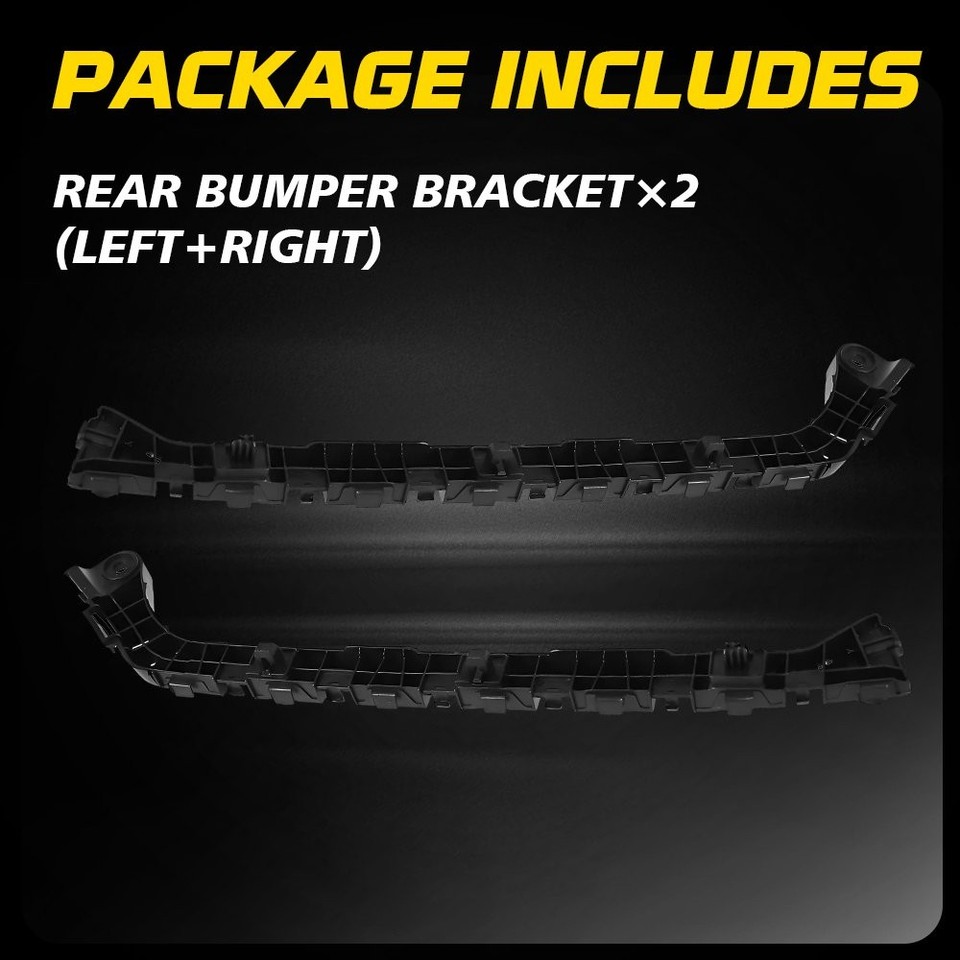 2PCS For 2016-2021 Honda Civic LX Sedan Bumper Bracket Rear Mount ...