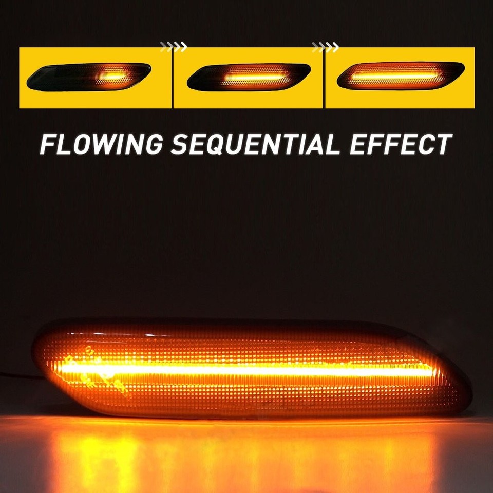 Amber Signal LED Side Lights Marker Fit Mini 2011-2016 Countryman ...