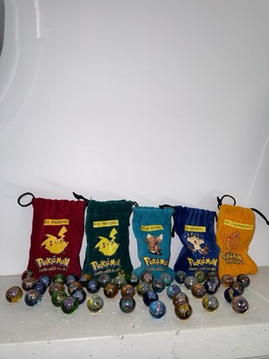 Lot Of 45 Pokémon Marbles 1999, 5 Bags Of 9 - gengar, mewtwo, venusaur ...