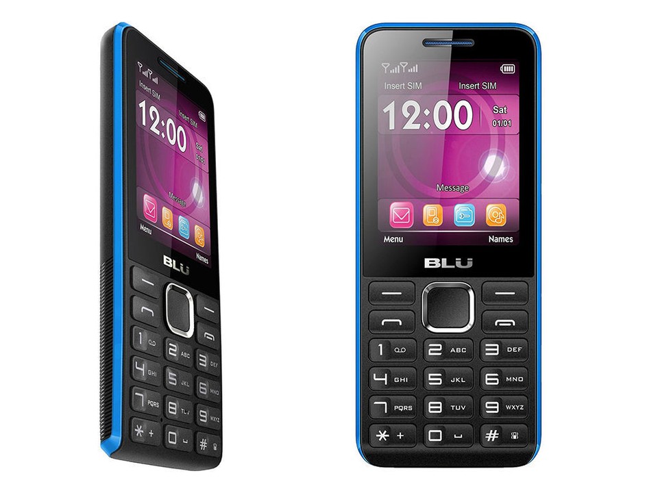BLU Tank II T193 2.4" Cell Phone 24MB VGA GSM Unlocked Dual T9 Key ...