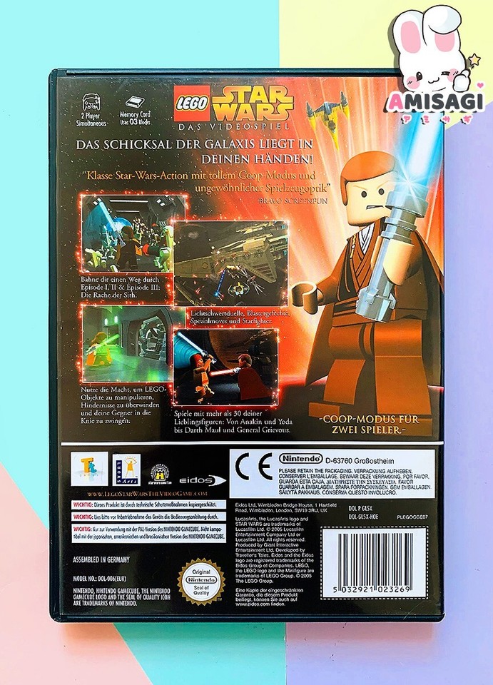 Lego Star Wars: Das Videospiel - Nintendo Gamecube Spiel Retro PAL ...