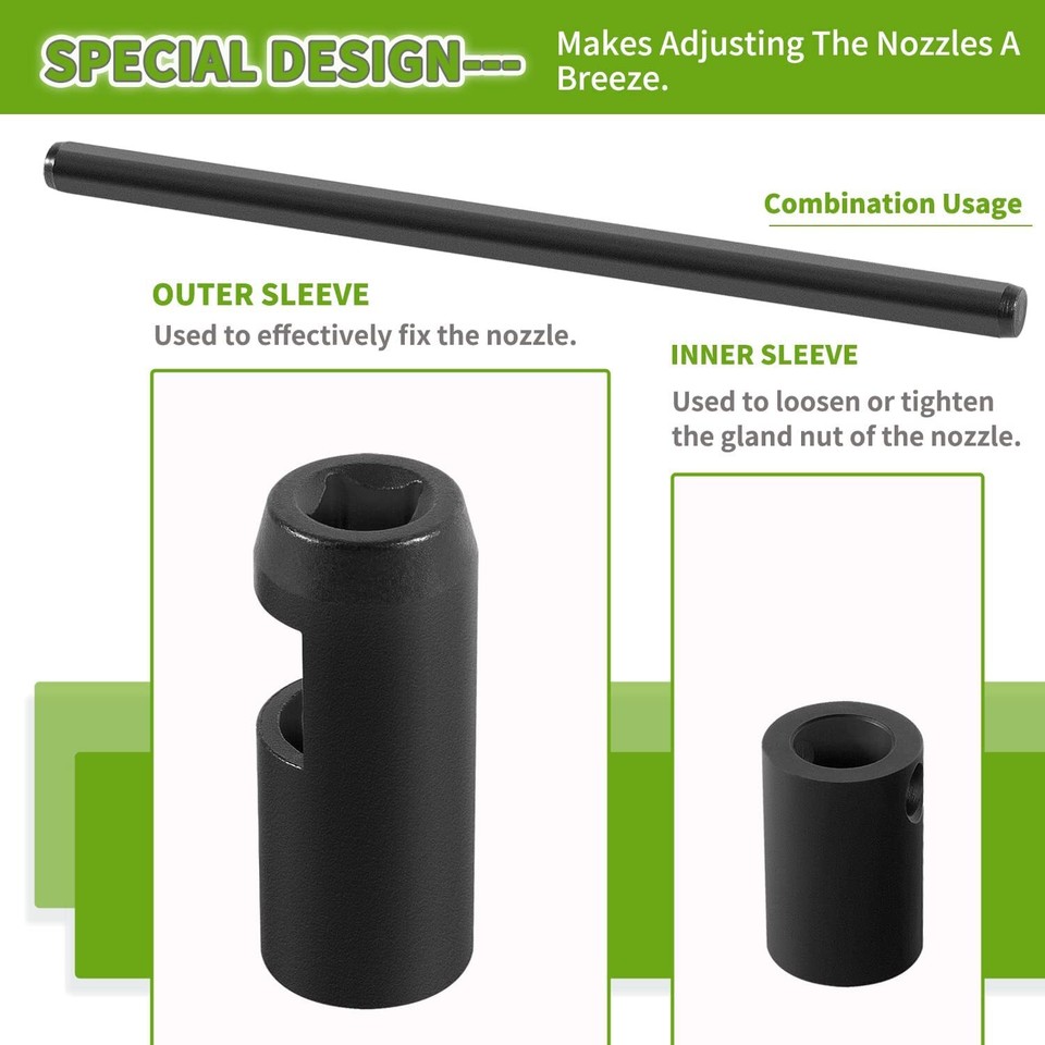 JDE92 Injector Socket Tool/21MM Injector Nozzle Socket for John Deere ...