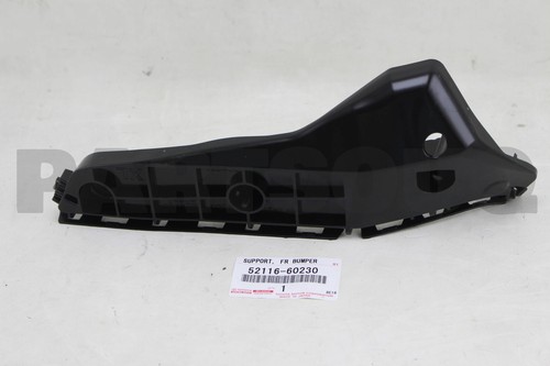 5211660230 Genuine Toyota SUPPORT, FRONT BUMPER SIDE, LH 52116-60230 ...
