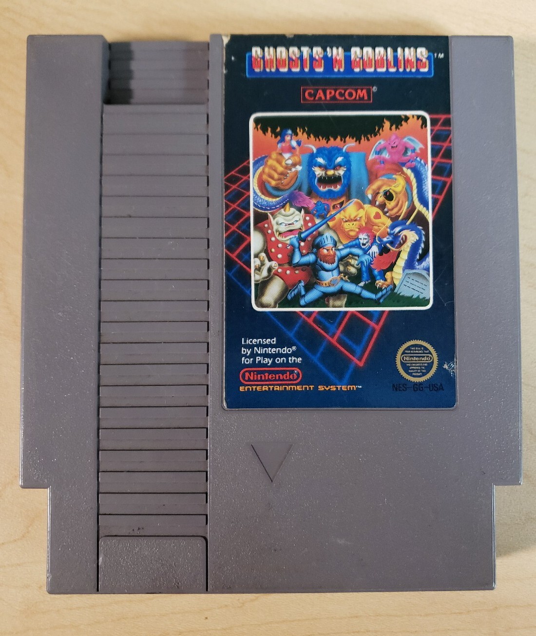 Ghosts 'n Goblins NES Nintendo Cart Very Good Condition! Tested! 5 ...