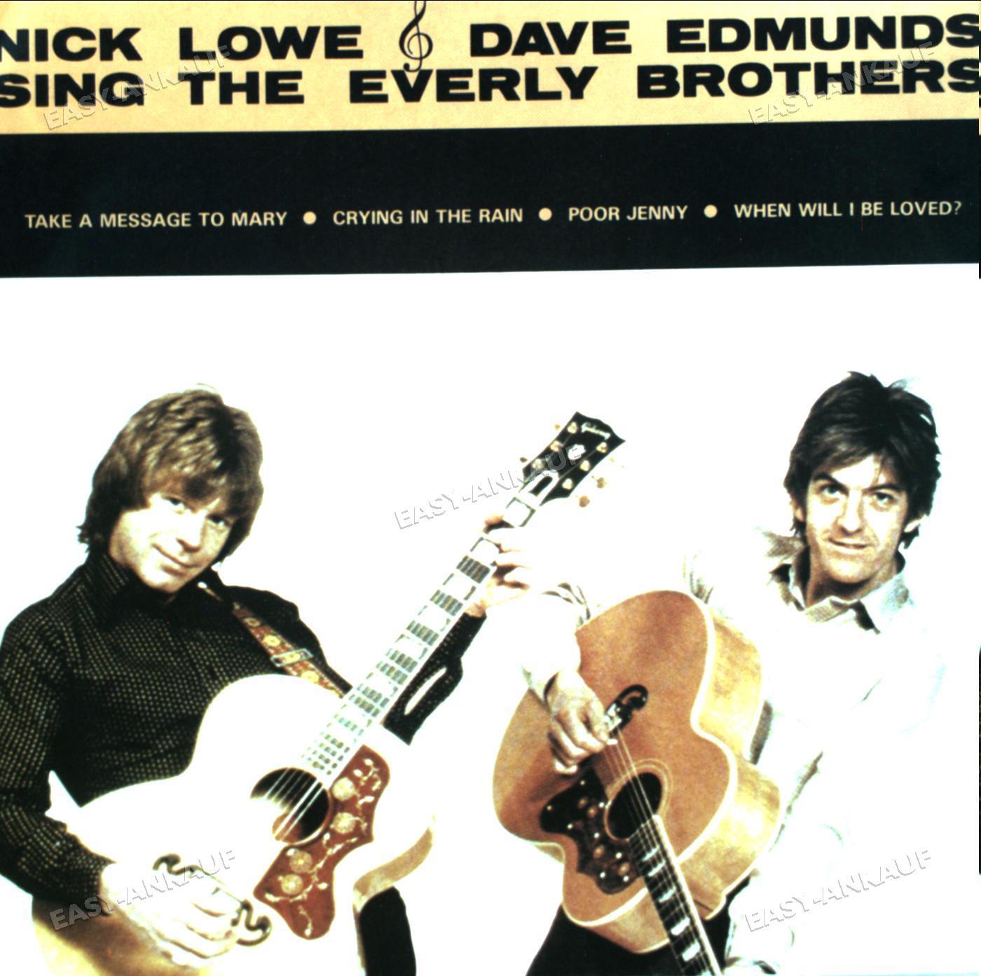 Nick Lowe & Dave Edmunds - Sing The Everly Brothers 7" Coloured Vinyl ...