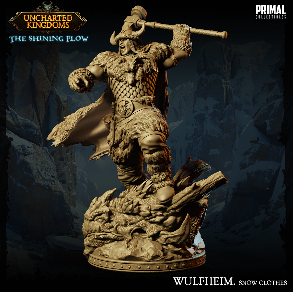Wulfgar Snow Clothes Forgotten Realms Fantasy Miniature DND RPG ...