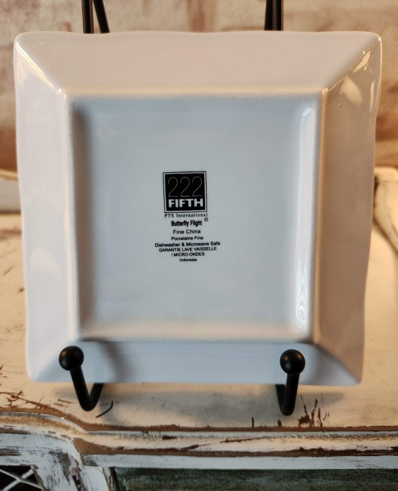 222 Fifth "Butterfly Flight" Appetizer Plates, Set of 4 Lovely Set | eBay