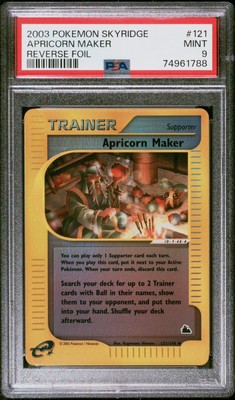 2003 Pokemon Skyridge Apricorn Maker- Reverse Holo #121 PSA 9 Mint | eBay