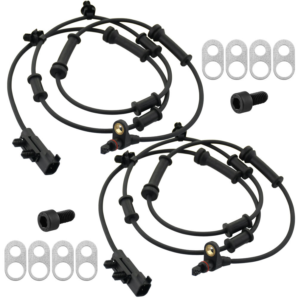 2x 4WD Front Left Right ABS Sensor For 2011-2017 Jeep Wrangler JK PA ...