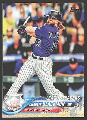 2018 Topps #92 Charlie Blackmon | eBay