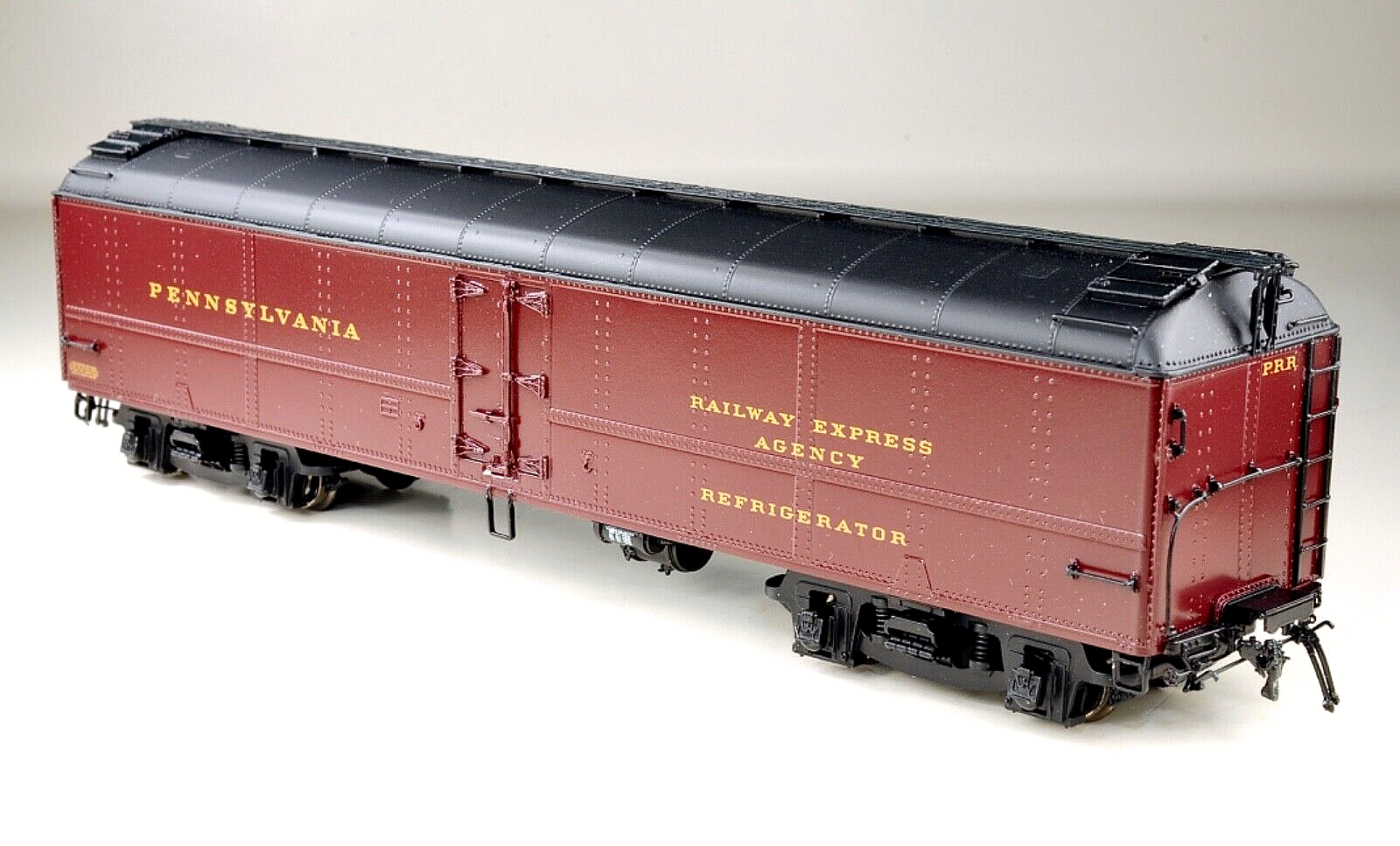 RC HO Scale BRASS PENNSYLVANIA PRR R50b EXPRESS REEFER CAR F/P OB MINT ...