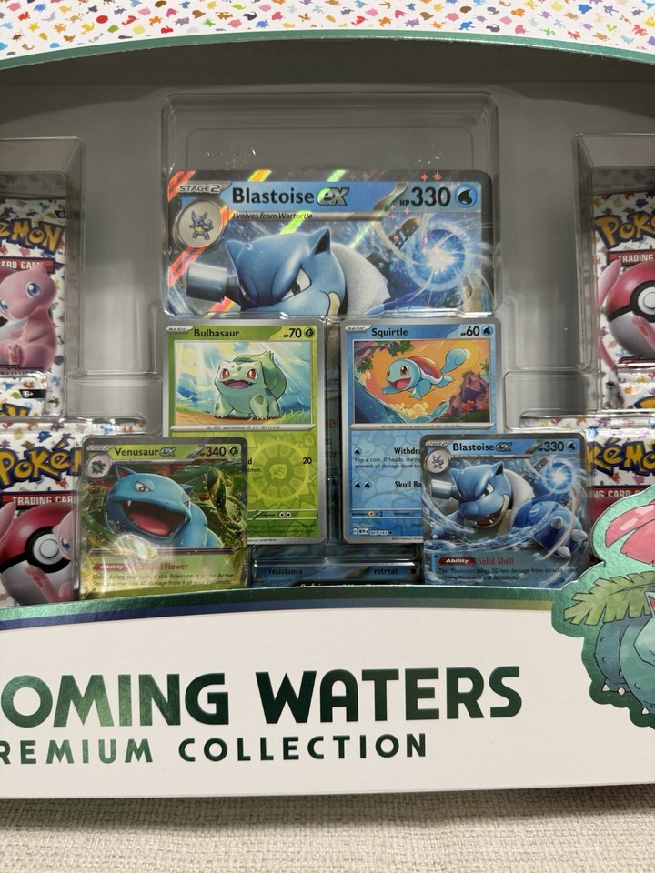 Pokemon TCG Scarlet & Violet 151 Blooming Waters Premium Collection Box ...