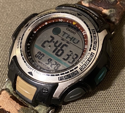 Vintage Casio Pathfinder Digital Watch (New Battery) | eBay