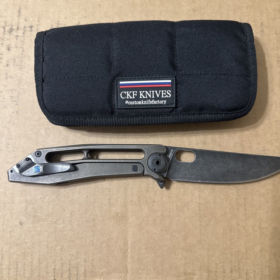 Custom Knife Factory CKF Kadat Knife Never Used LNIB No Reserve Free ...