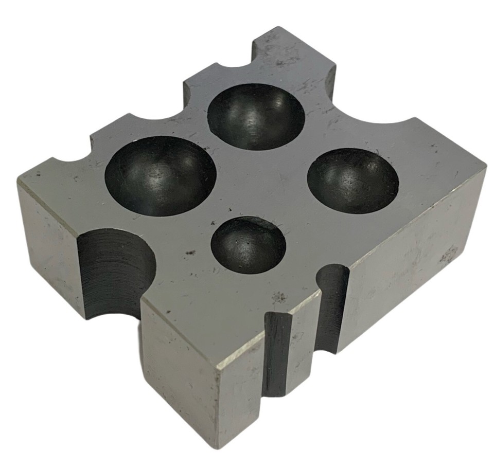 DAPPING DIE BLOCK FORMING TOOL multi dome sizes shapes 2-1/2" x 2" x 1 ...