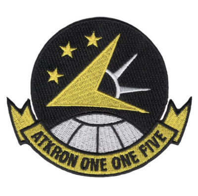 4" NAVY VA-115 ATTACK SQUADRON ATKRON ONE ONE FIVE EMBROIDERED PATCH | eBay