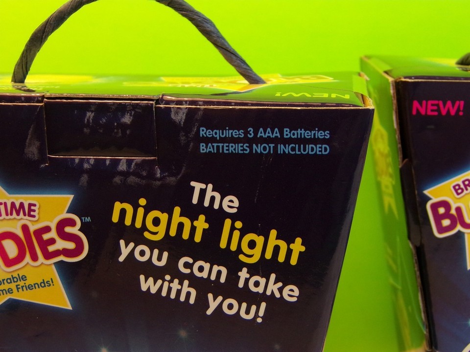 Lot Of 2 Bright Time Buddies Dog And Unicorn Rotating Night Light Lamp ...