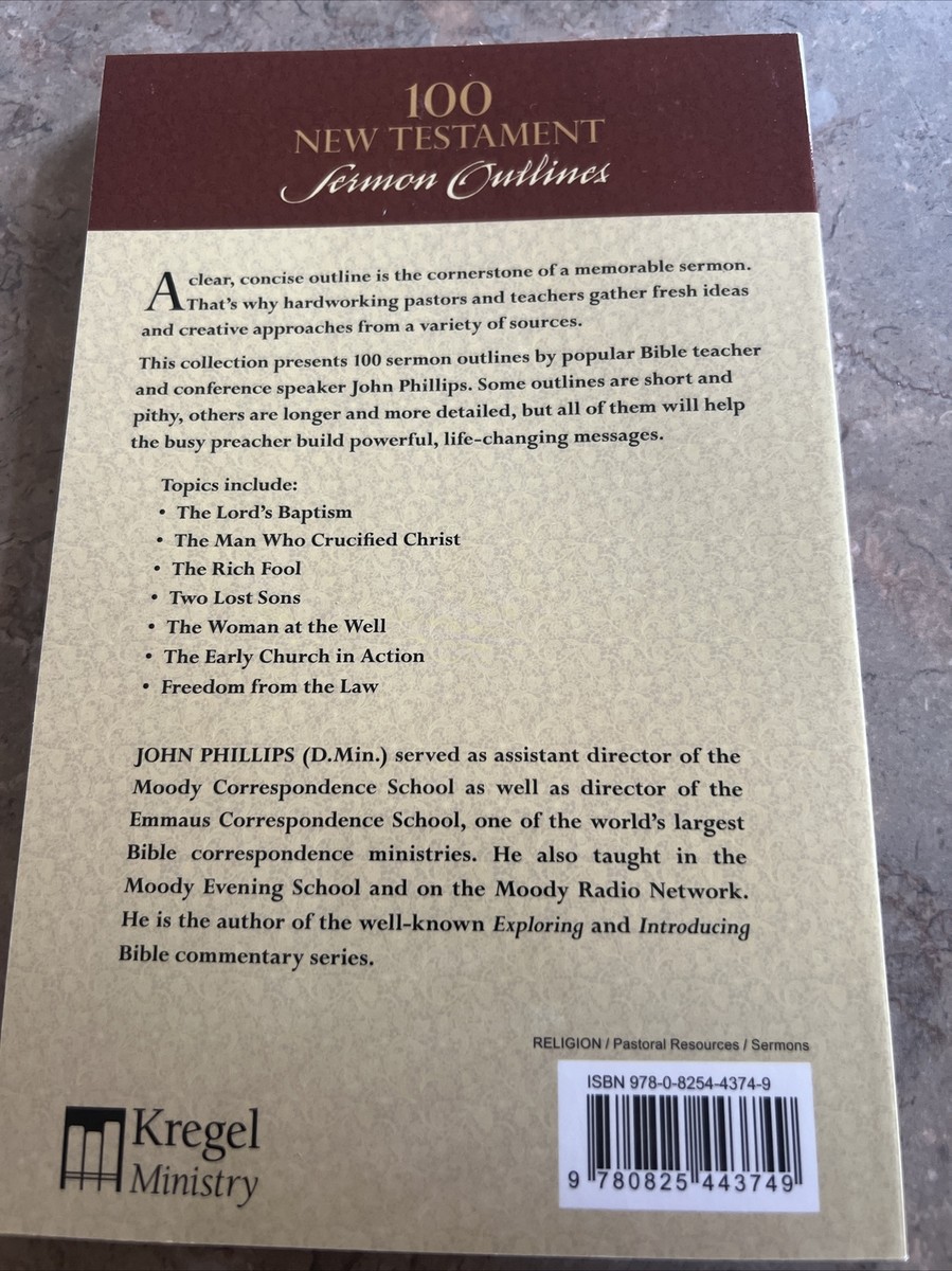 Printed Sermon Outlines