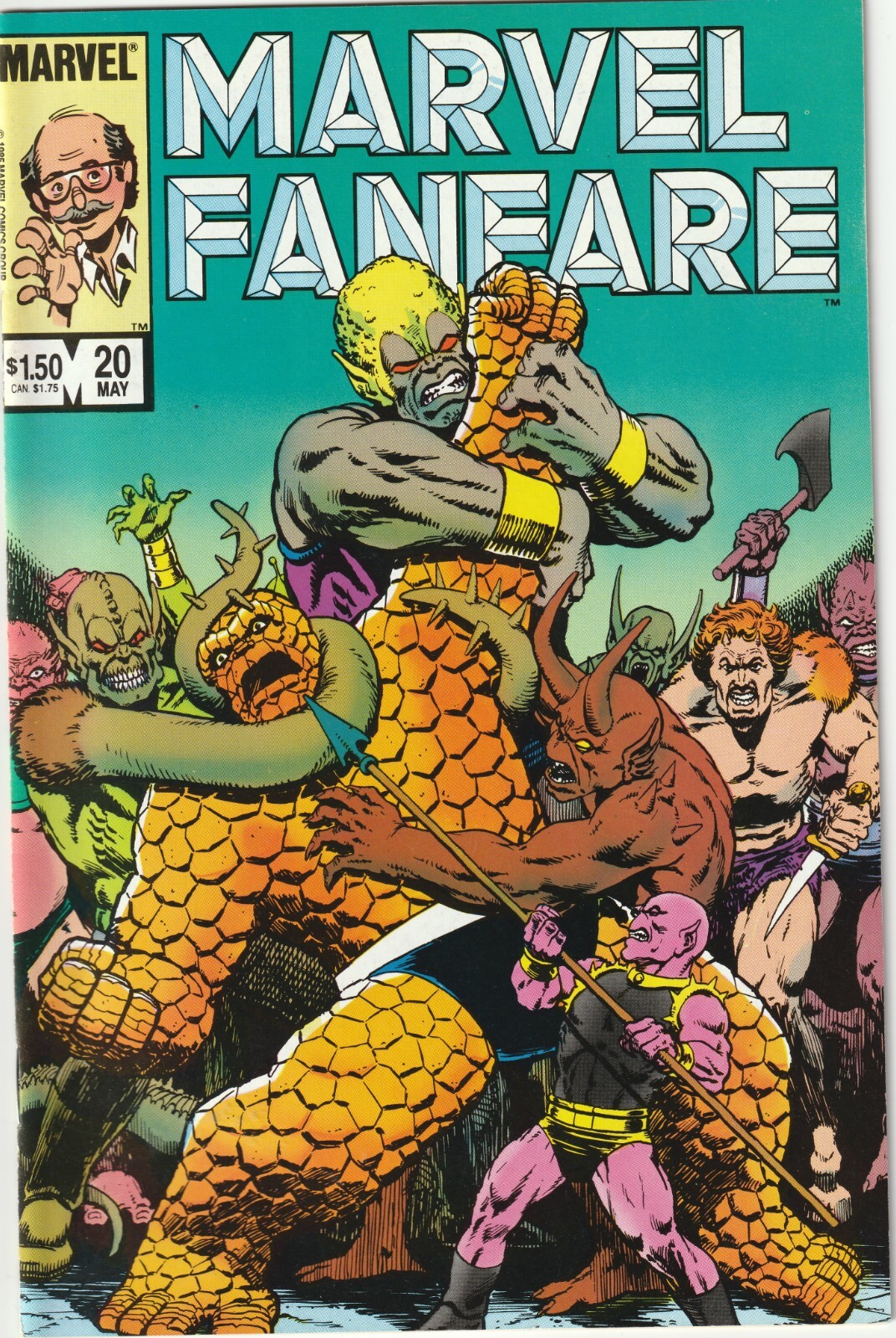 Marvel Fanfare # 20 May 1985 Marvel Thing Dr Strange Jim Starlin ...