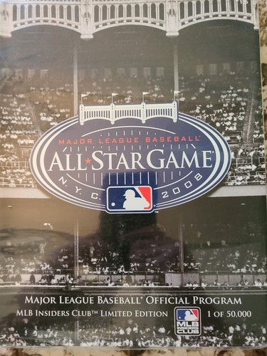 Major League Baseball 2008 All Star Game Official Program No Label | eBay
