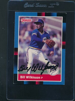 1988 Donruss #568 Bill Wilkinson Mariners Signed Auto *C4183 | eBay