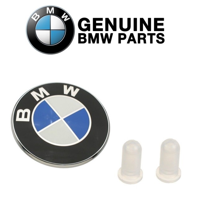 For BMW E39 525i 528i 530i 540i M5 Trunk Emblem+Grommets 51148203864/ ...