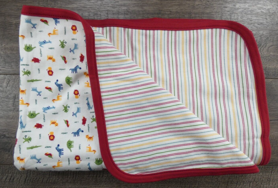 Baby Boy New Gymboree Vintage Zoo Animals Blanket VHTF | eBay