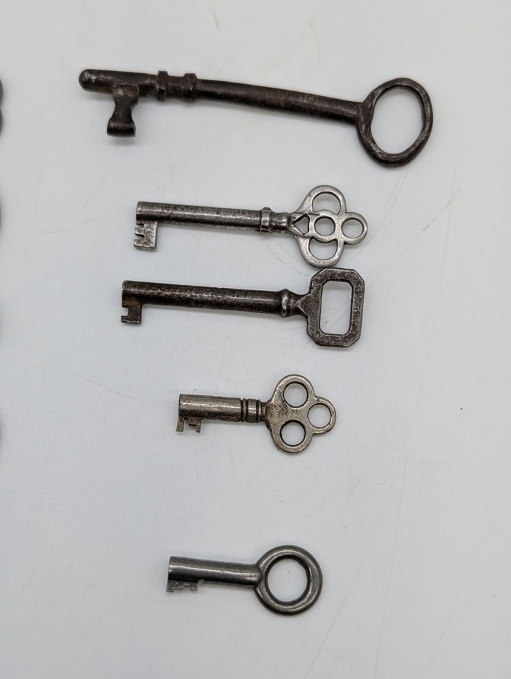 Vintage Lot of 10 Antique Skeleton Keys - Corbin Etc. | eBay