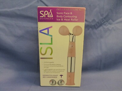 Spa Sciences ISLA Sonic Face & Body Contouring Ice & Heat Roller Deluxe ...
