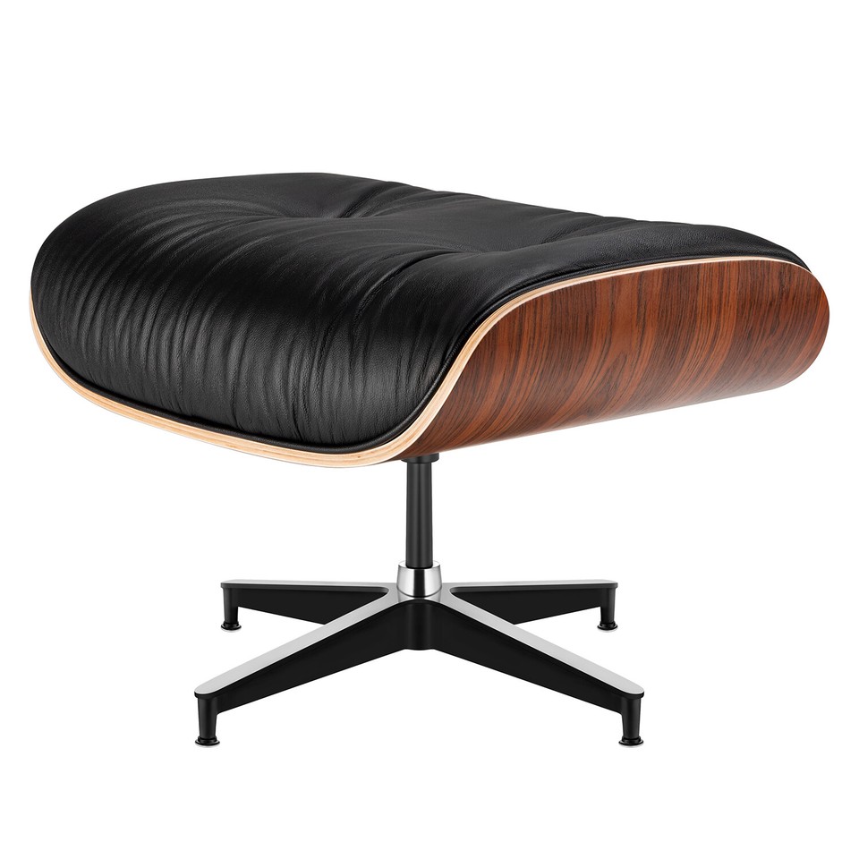 Tall Eames Lounge Chair And Ottoman Cowhide Leather Swivel Armchair ...