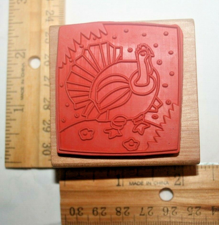 TURKEY RUBBER STAMP-NEW | eBay