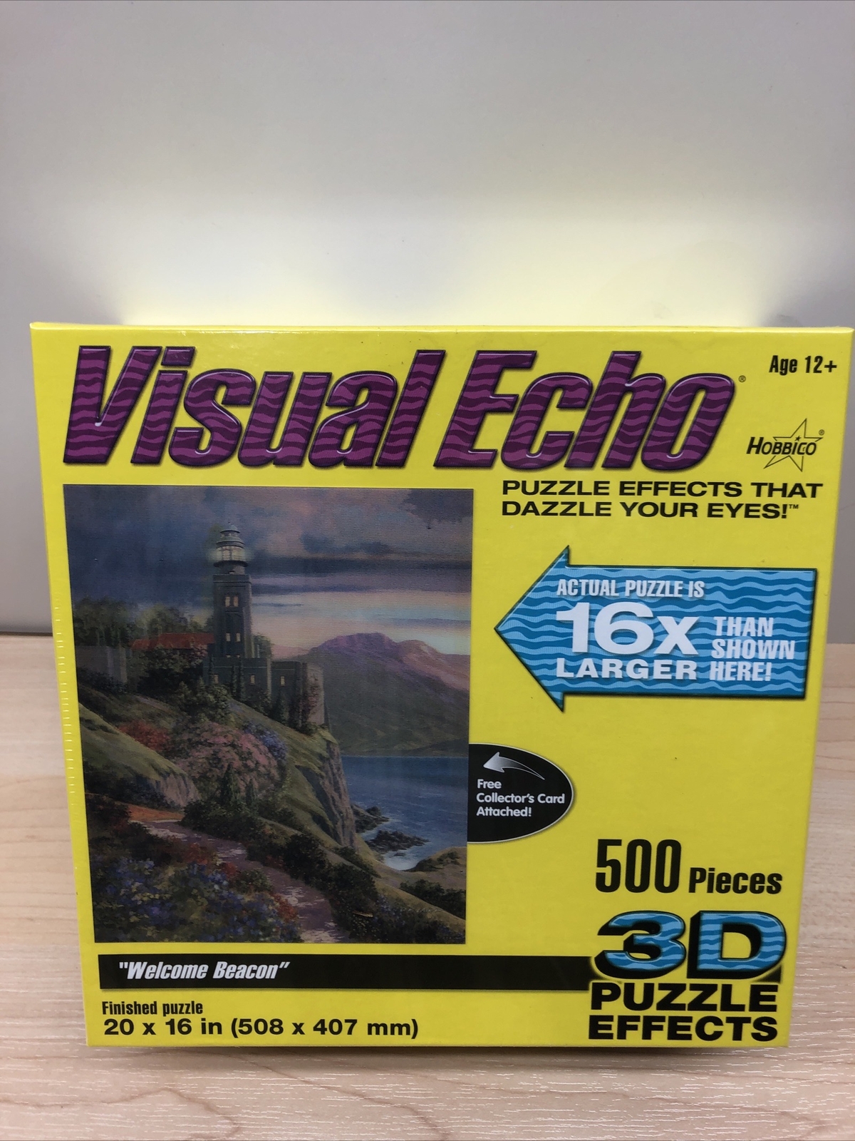 Visual Echo 3d Jigsaw Puzzle - Welcome Beacon Lighthouse 500 PC Hobbico ...