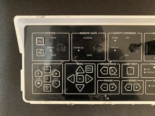 MILITARY SURPLUS M153A4 WEAPON STATION CONTROL PANEL 60208727-00 MAN ...
