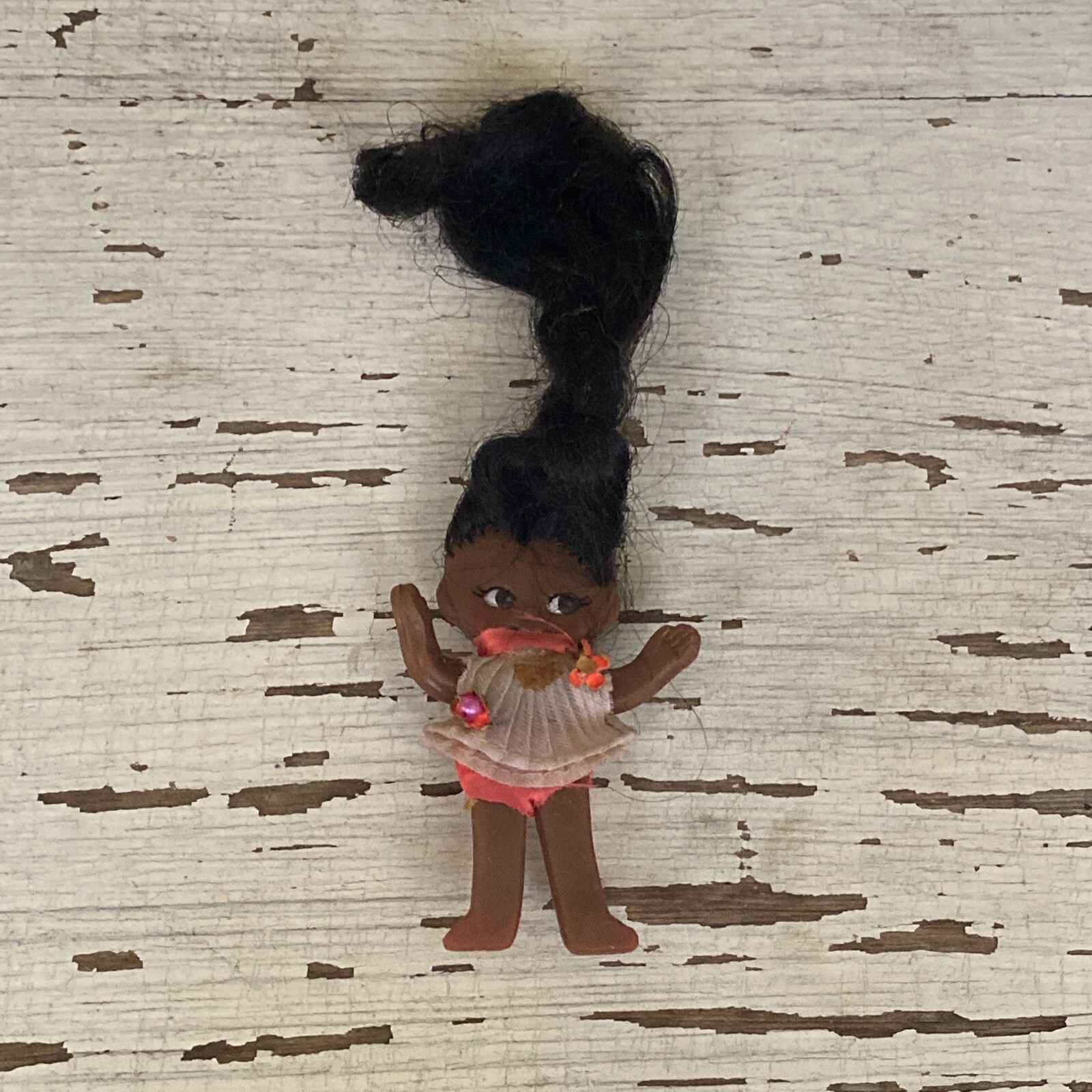 VINTAGE 1969 IDEAL FLATSY DOLL African American, Original Clothes | eBay