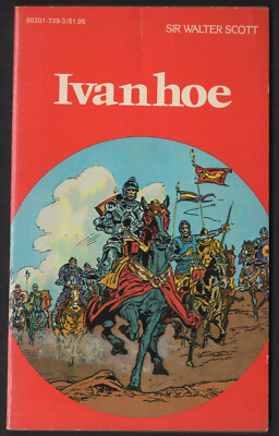 Ivanhoe 1984 B&W Pocket Classic Comic Style Paperback Book | eBay