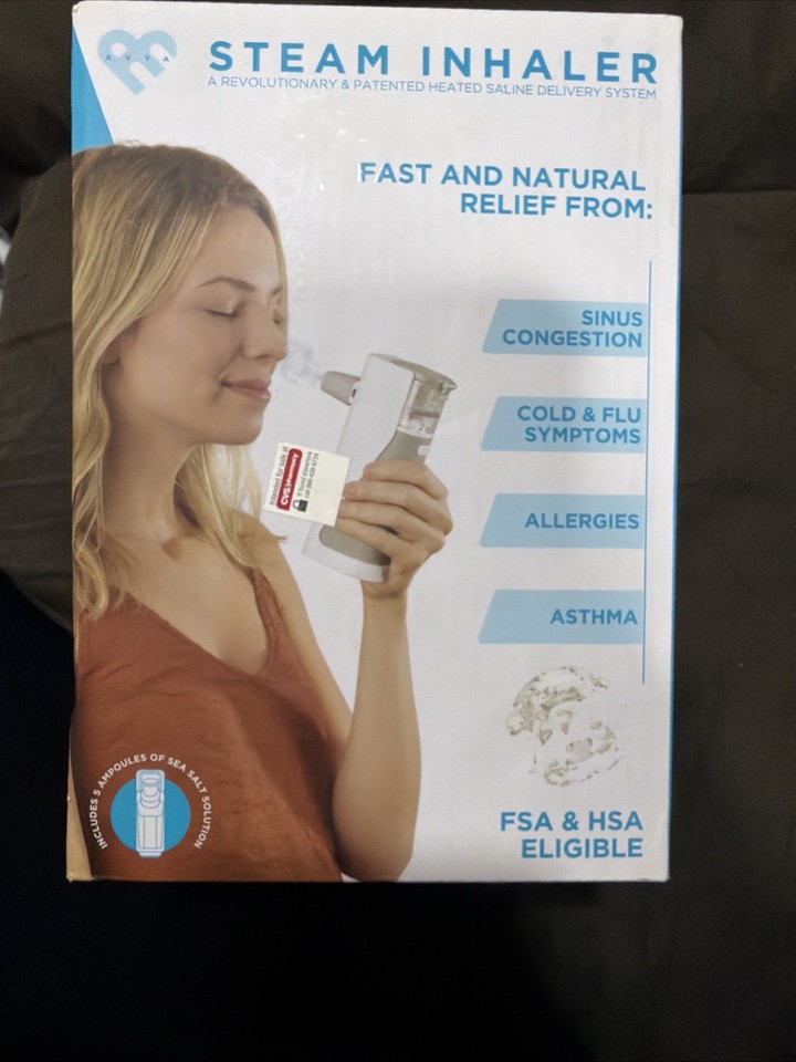 Steam Inhaler Fast And Natural Felef From Sinus Congestion Gold & Flu ...