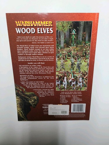 Games Workshop Warhammer Wood Elves Rulebook Codex 2003 Armies Book OOP | eBay