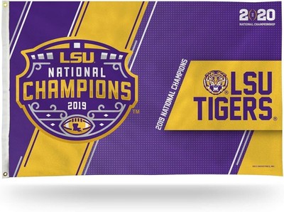 Louisiana State University LSU Tigers 3x5 Foot Flag Banner, Metal ...