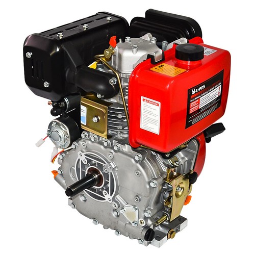 10HP Diesel Engine 411cc 4 Stroke Single Cylinder Electric Start 72.2mm ...