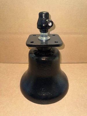 RESTORED Black EMD Steel Locomotive Train Bell | eBay