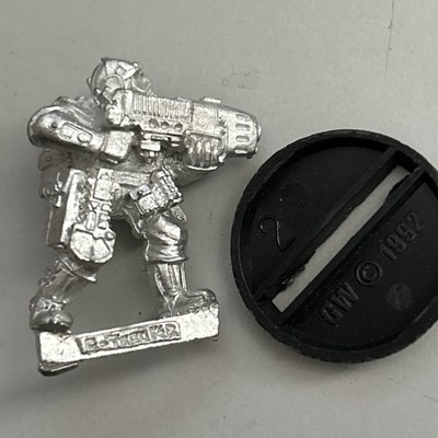 Warhammer 40k Classic METAL Stormtrooper Heavy Plasma Gunner Imperial ...