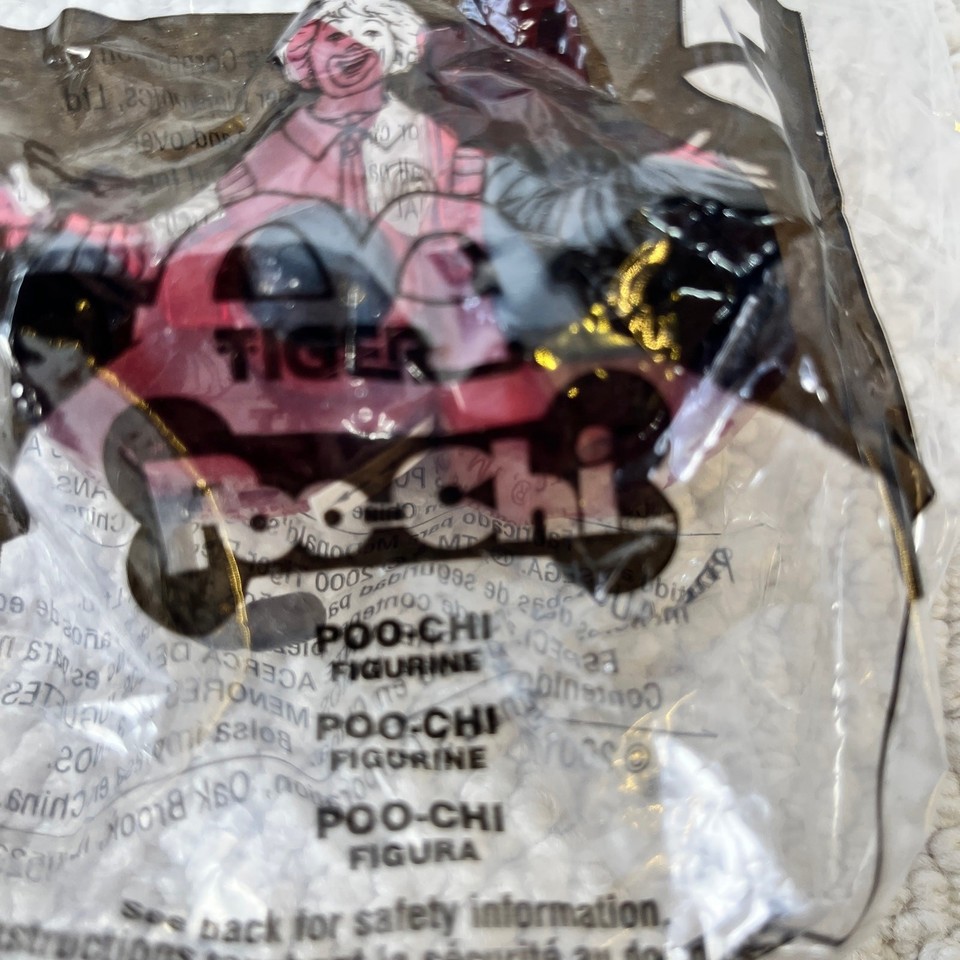 Vintage McDonalds Tiger Poo Chi Robot Dog Fast Food Toy Figurine Red ...