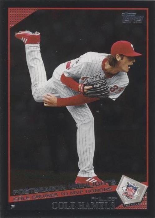 2009 Topps - Cole Hamels #299 Black for sale online | eBay