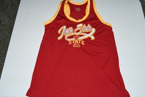 Women's Iowa State Cyclones L Jersey Tank Top (Red) 5th & Ocean | eBay