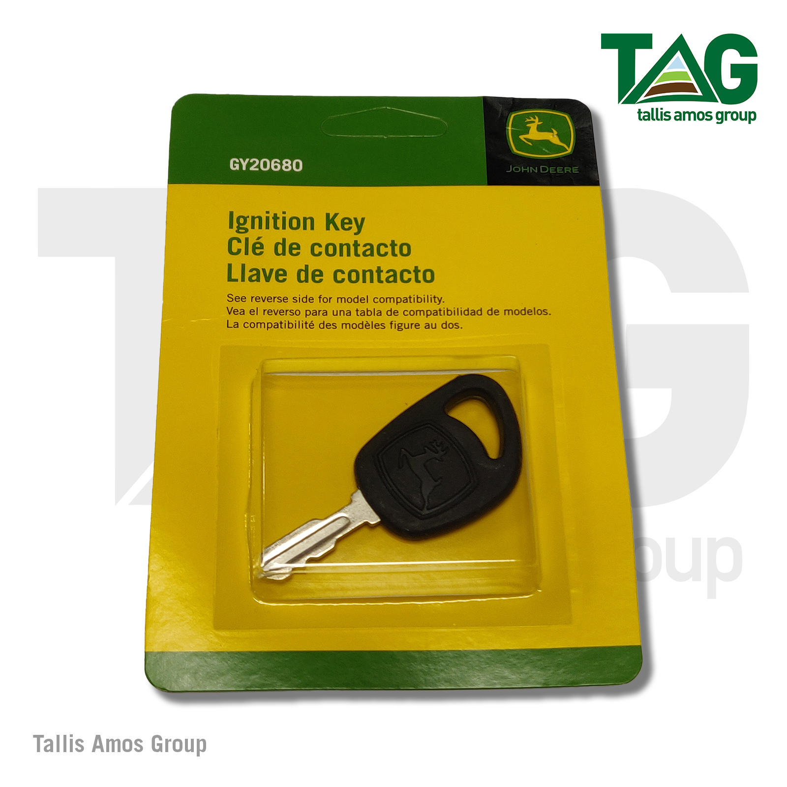 Genuine John Deere Ride on Mower Ignition Key X Series - GY20680 | eBay