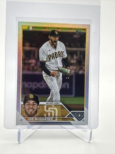 2023 Topps RAINBOW FOIL Joe Musgrove Baseball Card #496 FREE SHIPPING ...