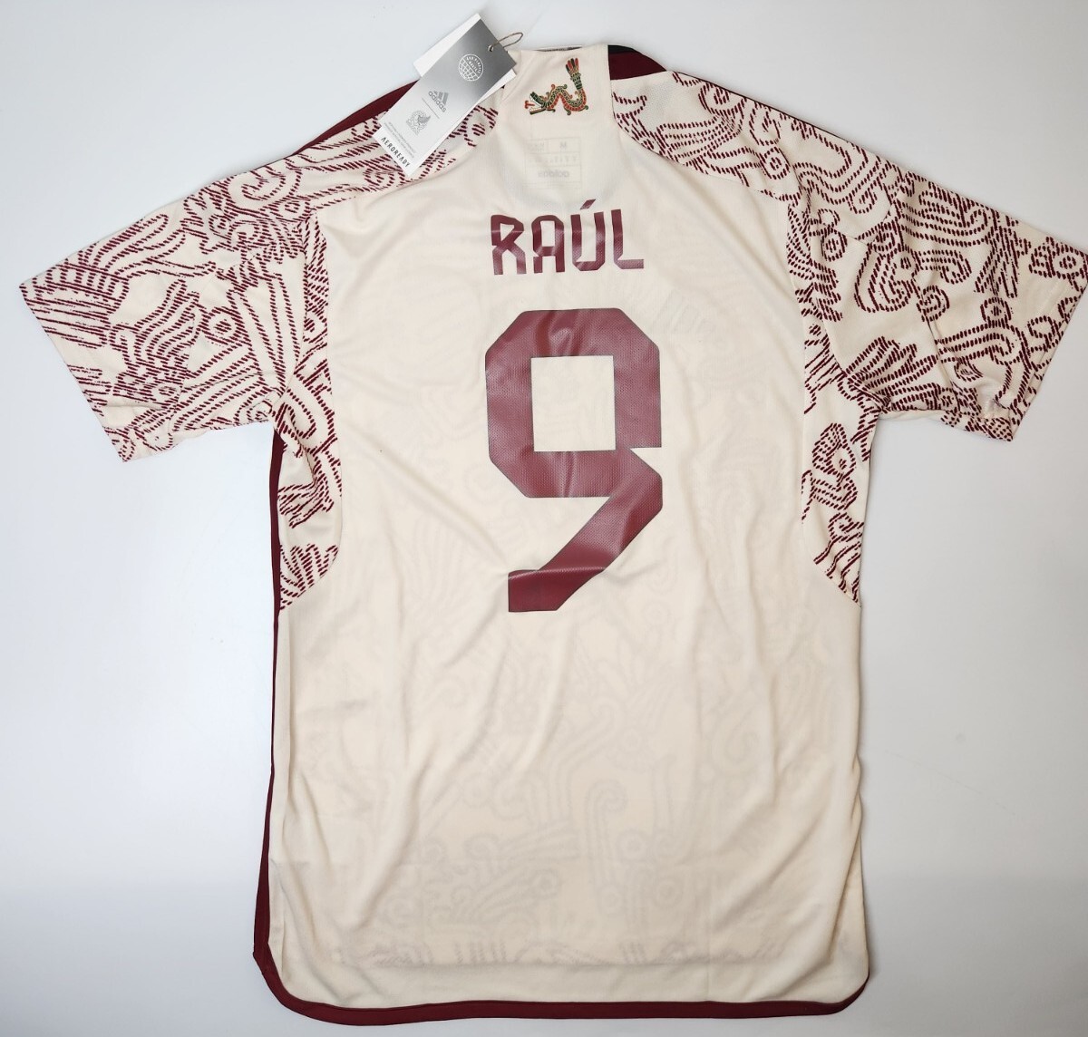 Mexico Away 2022/2023 Jersey Shirt Adidas White Raul #9 M-2XL NWT ...