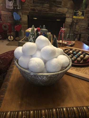 Indoor Snowball Fight SNOWTIME Anytime 40 PK Christmas Time for sale ...