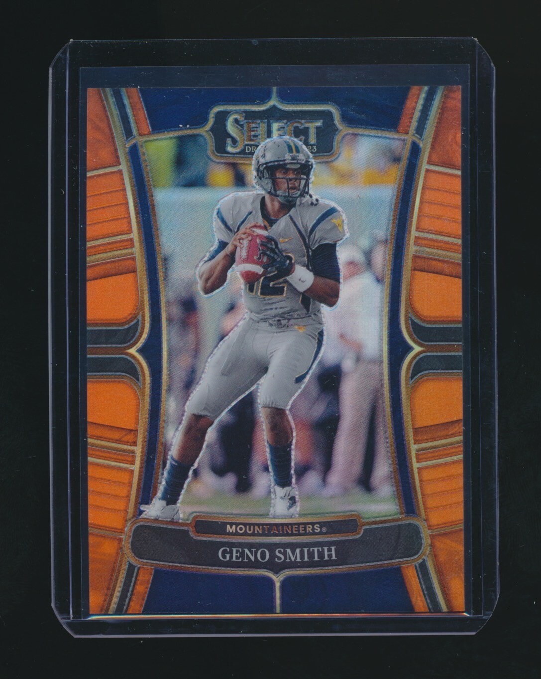 GENO SMITH 2023 PANINI SELECT DRAFT PICKS ORANGE PRIZM PARALLEL 46/49 ...